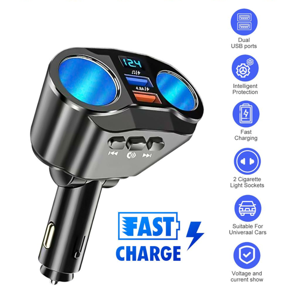 Cigarette Lighter Adapters in Other Interior Car Accessories - Walmart.com