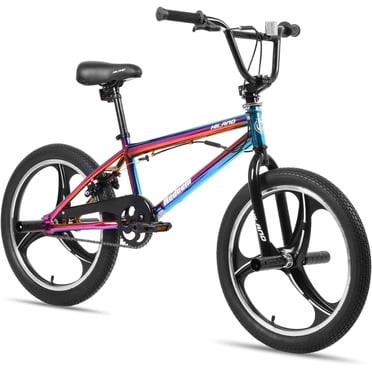 Mongoose Grid Mag 20-Inch BMX Freestyle Bike, Single Speed, Silver ...