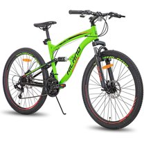 Hiland Full-Suspension Mountain Bike, Shimano 21 Speeds, 26 Inch Wheels, for Men Women MTB ...
