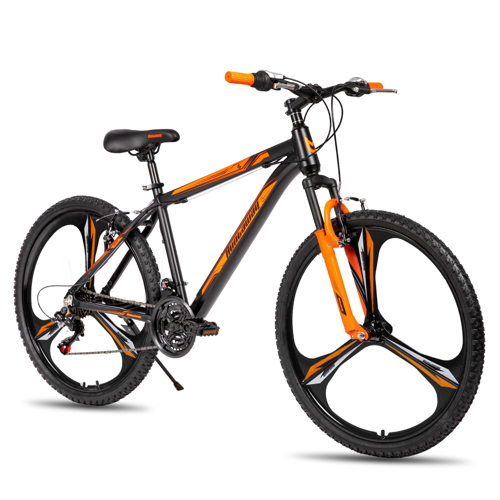 Hiland Humtway 26 inch Mountain Bike for Mens and Womens, 3 Spoke Wheel, 21 Speed and Shimano ...