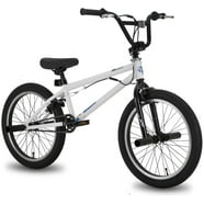 Mongoose Grid Mag 20-Inch BMX Freestyle Bike, Single Speed, Silver ...