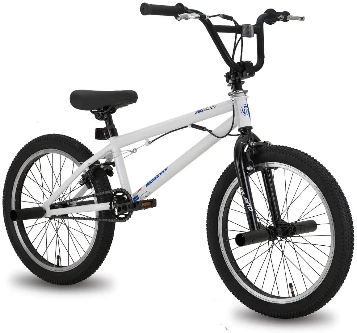 TITAN Champion 16-Inch Boys BMX Bicycle with Training Wheels, White ...