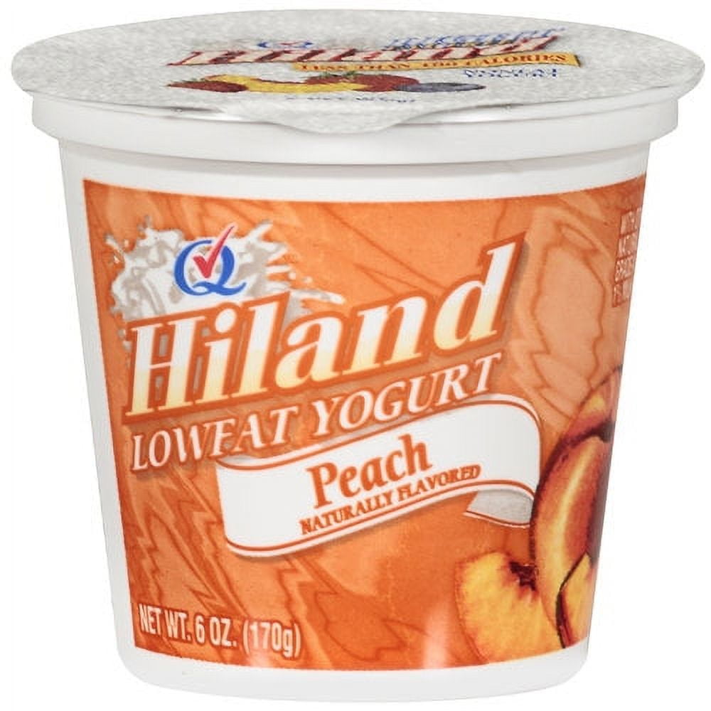 Hiland Lowfat Peach Yogurt - Walmart.com