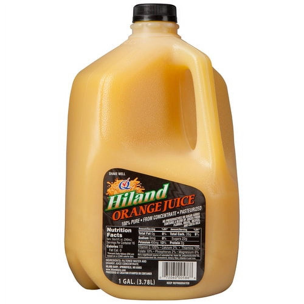 Hiland Orange Juice, 1 Gallon - Walmart.com