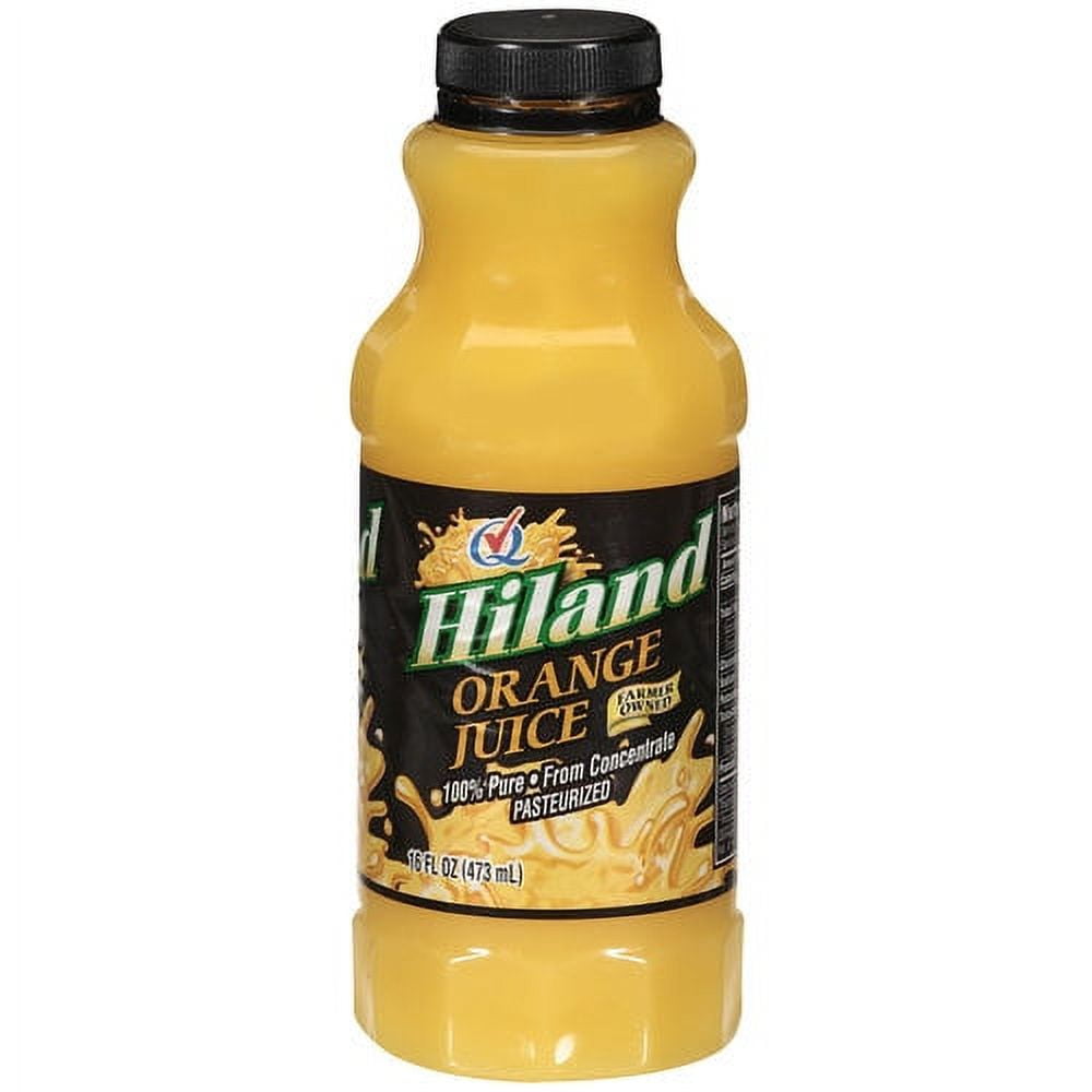 Hiland Orange Juice, 1 Pint - Walmart.com