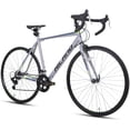 Hiland Adult Road Bike, Hybrid Aluminum Frame, 700C, 14 Speeds with V ...