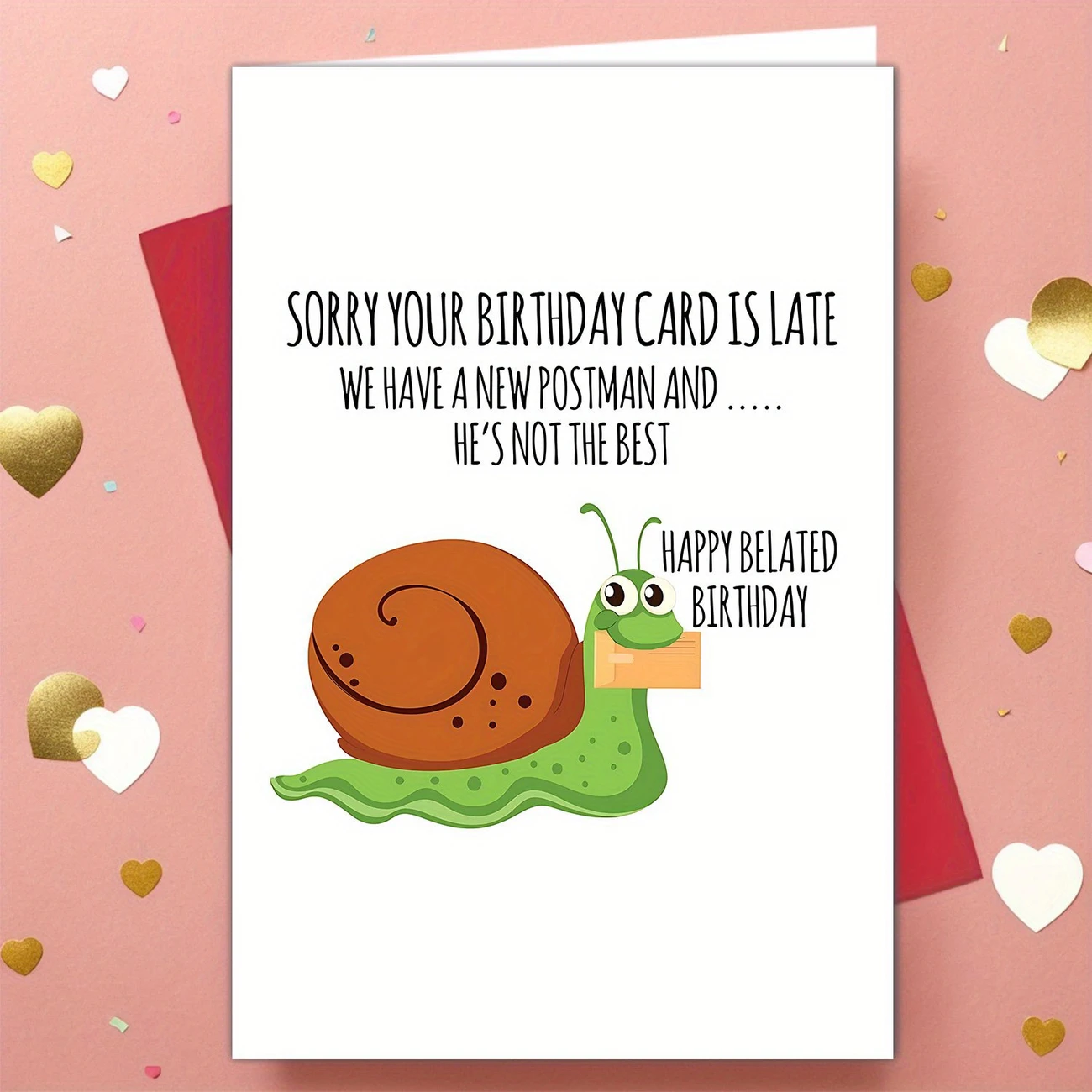 Hilarious Belated Birthday Card – “Sorry Your Birthday Card is Late ...