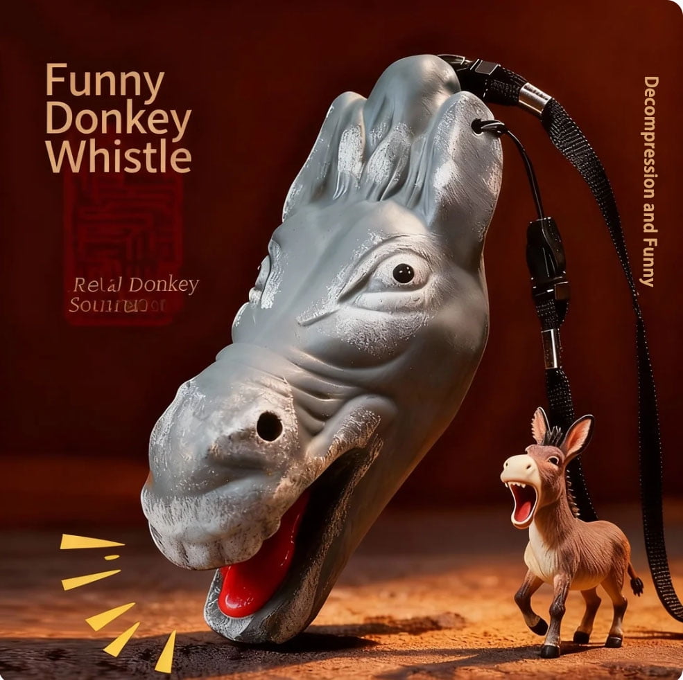 Hilarious Donkey Head Ceramic Instrument - Blow Suck Sound for Party ...