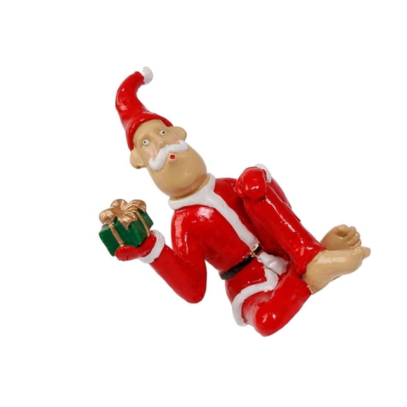 Hilarious Santa Resins Ornament Humorous Funny Posing Santa Figurine ...