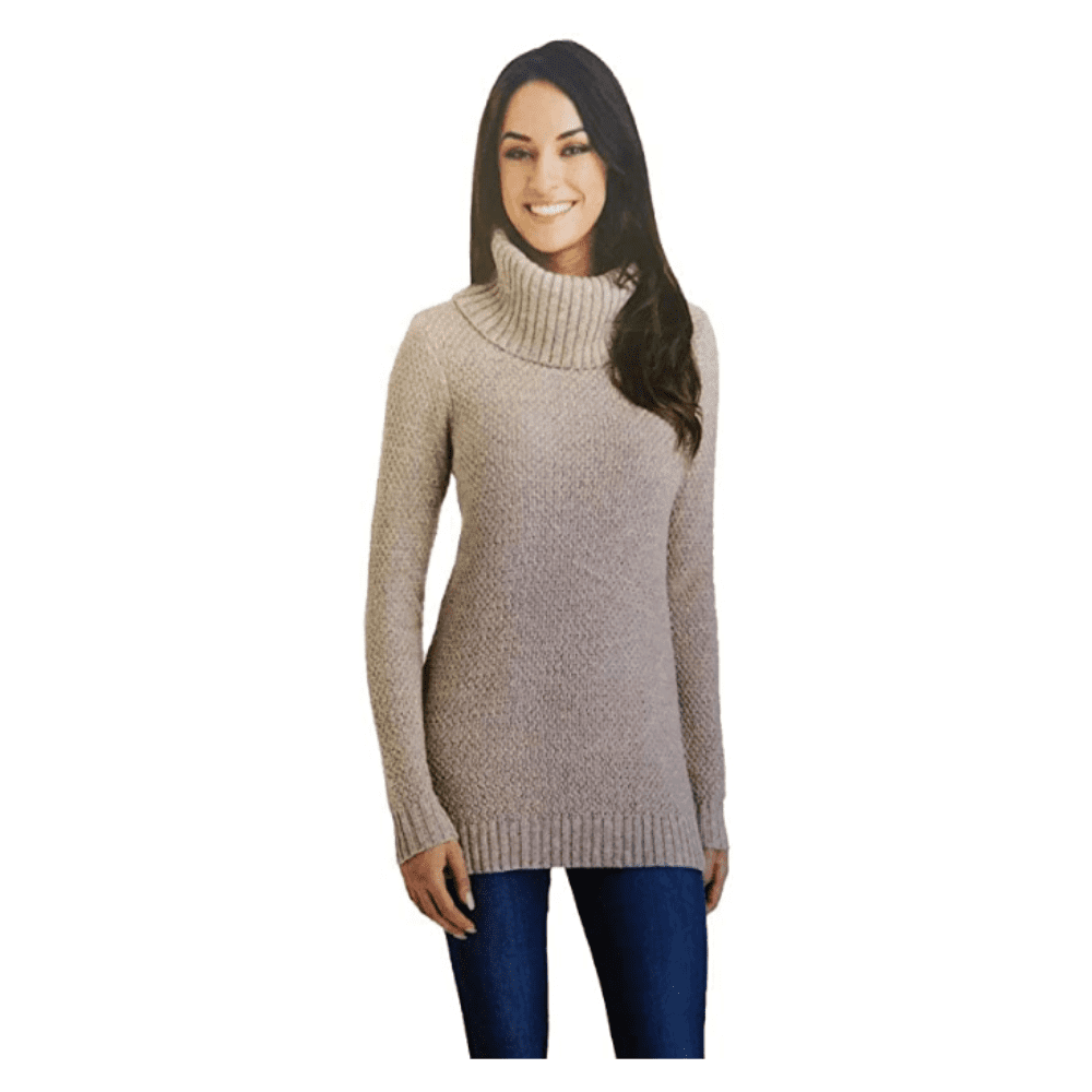 Hilary Radley Ladies Cowl Neck Cotton Sweater , Size Large - Walmart.com