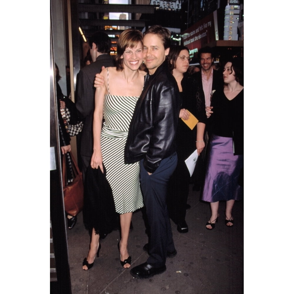 Hilary Swank And Chad Lowe At Opening Night For The Man Who Had All The ...