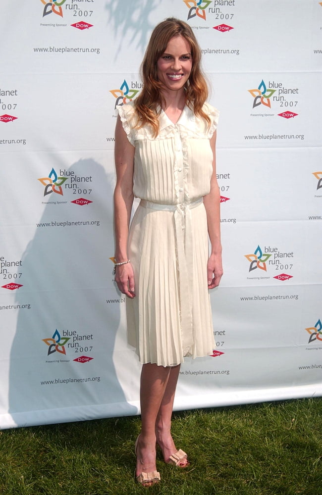 Hilary Swank At The Press Conference For The 2007 Blue Planet Run ...