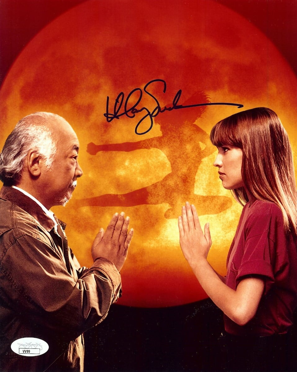 Hilary Swank Signed Autographed 8X10 Photo The Next Karate Kid w/Miyagi ...