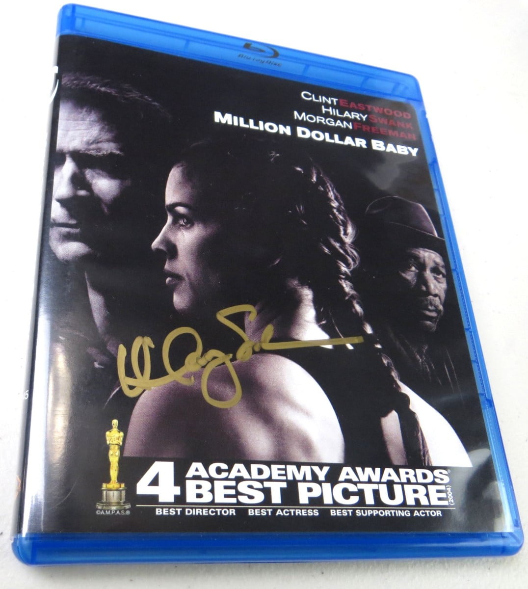 Hilary Swank Signed Autographed Blu-ray Cover Million Dollar Baby JSA B ...