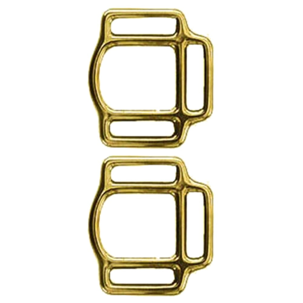 Hilason 1 Inch Solid Brass 3 Way Halter Square BOC Set of 2 - Walmart.com