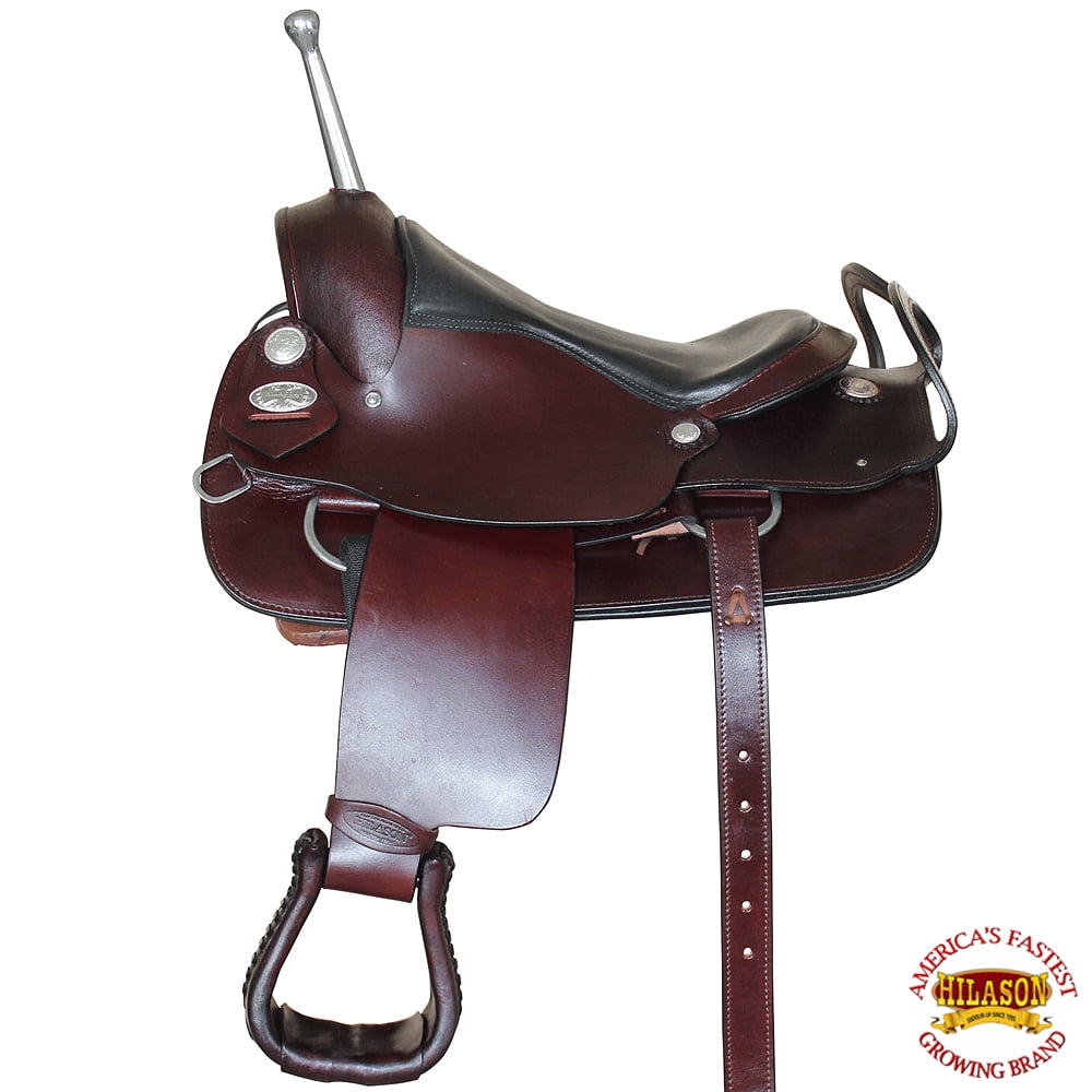 Hilason Custom Designed Rare Western Trick Riding Saddle Dark Brown ...