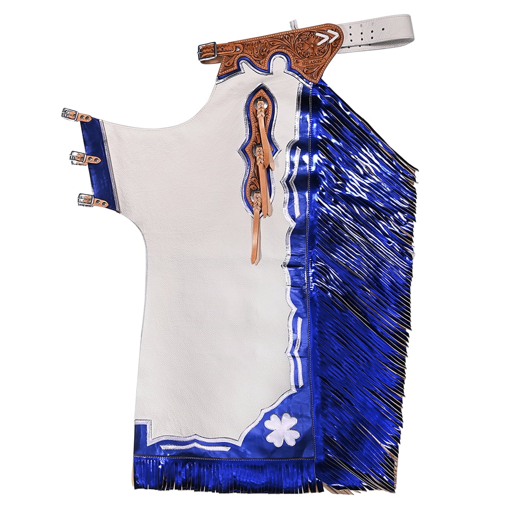 Hilason Handmade Genuine Leather Chaps Adult Handtooled Rodeo Bull ...