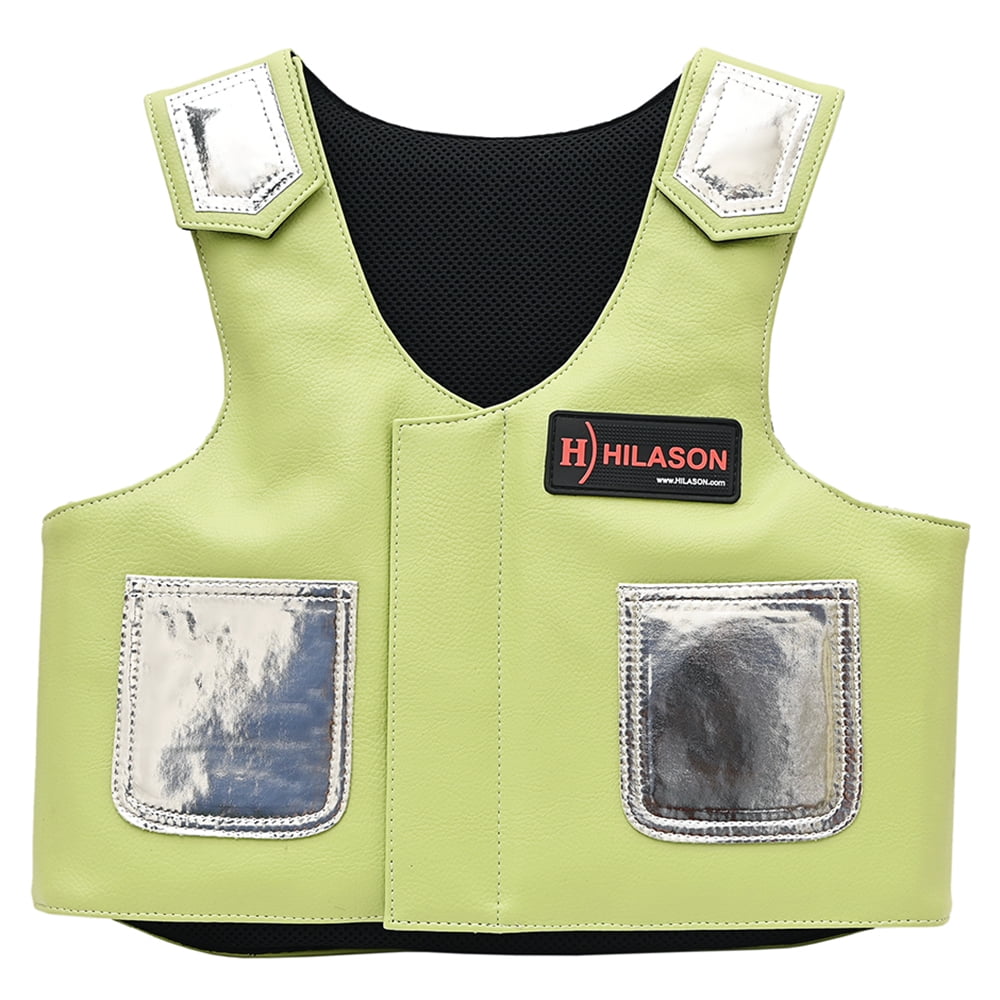 Hilason Kids Junior Youth Bull Riding Pro Rodeo Leather Protective Vest ...