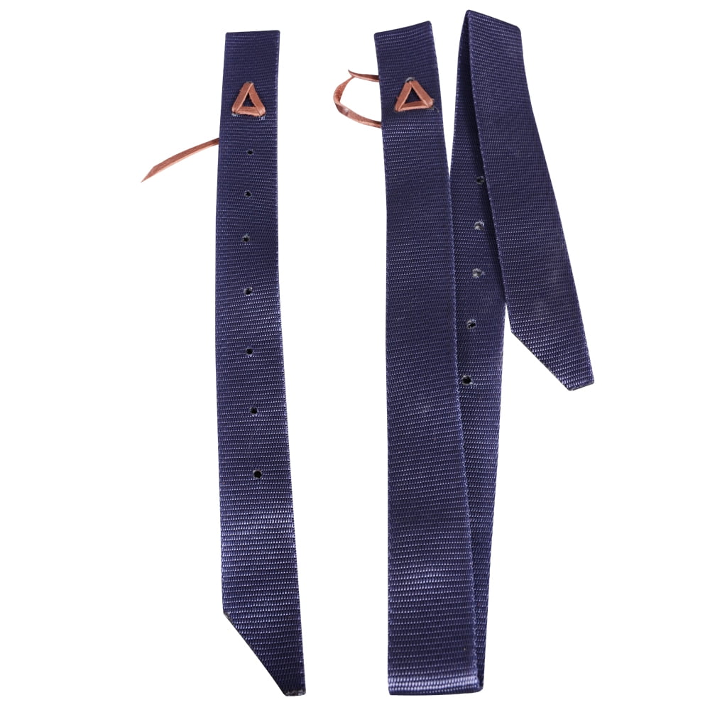 Hilason Premium Single Nylon Cinch Tie Strap And Off Billet Set Navy ...