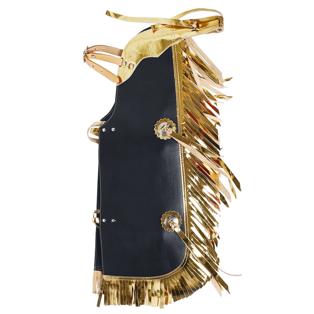 Hilason Pro Rodeo Bull Riding Kids Junior Youth Chaps Western Leather ...