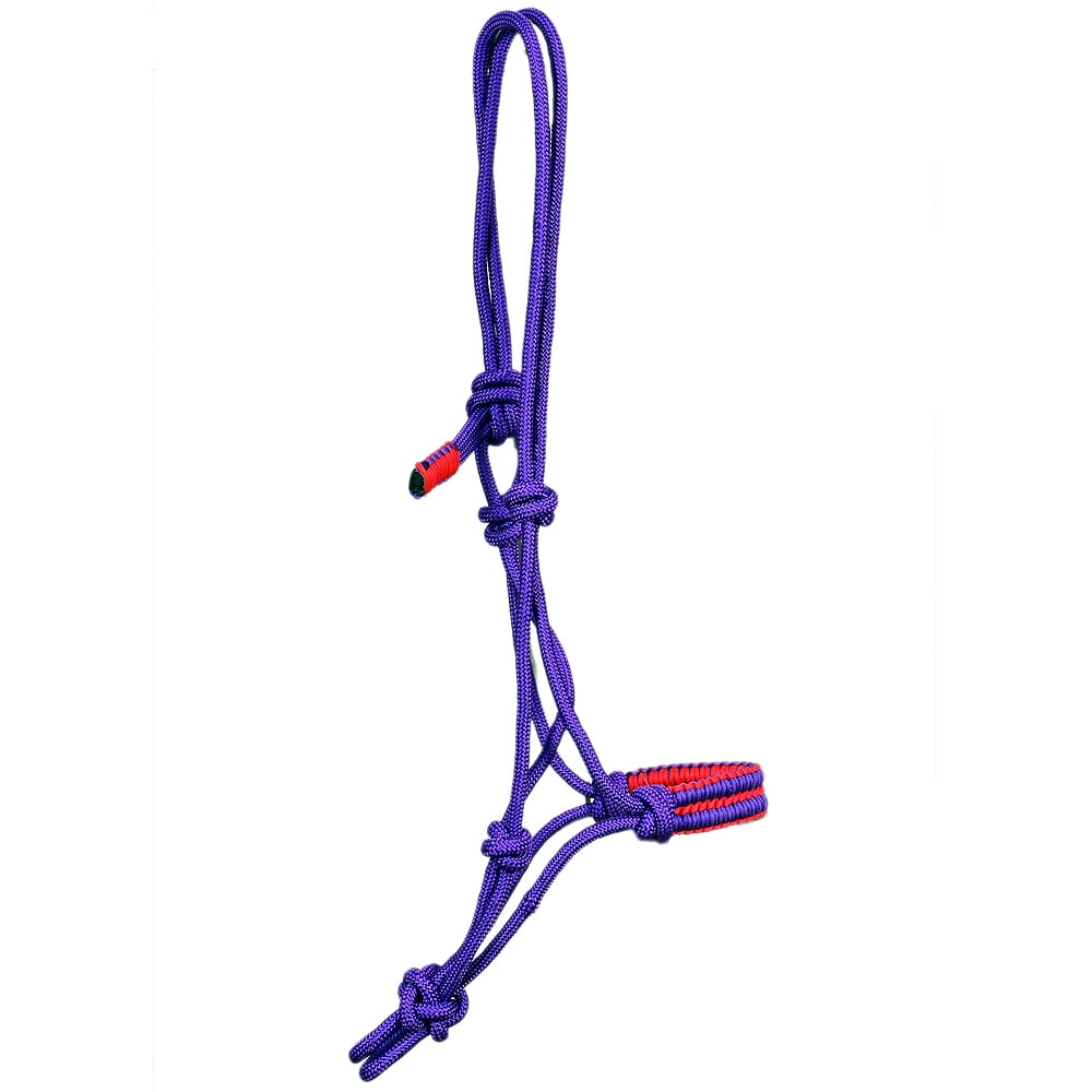 Hilason Western Horse Braided Poly Rope Tack Halter - Walmart.com