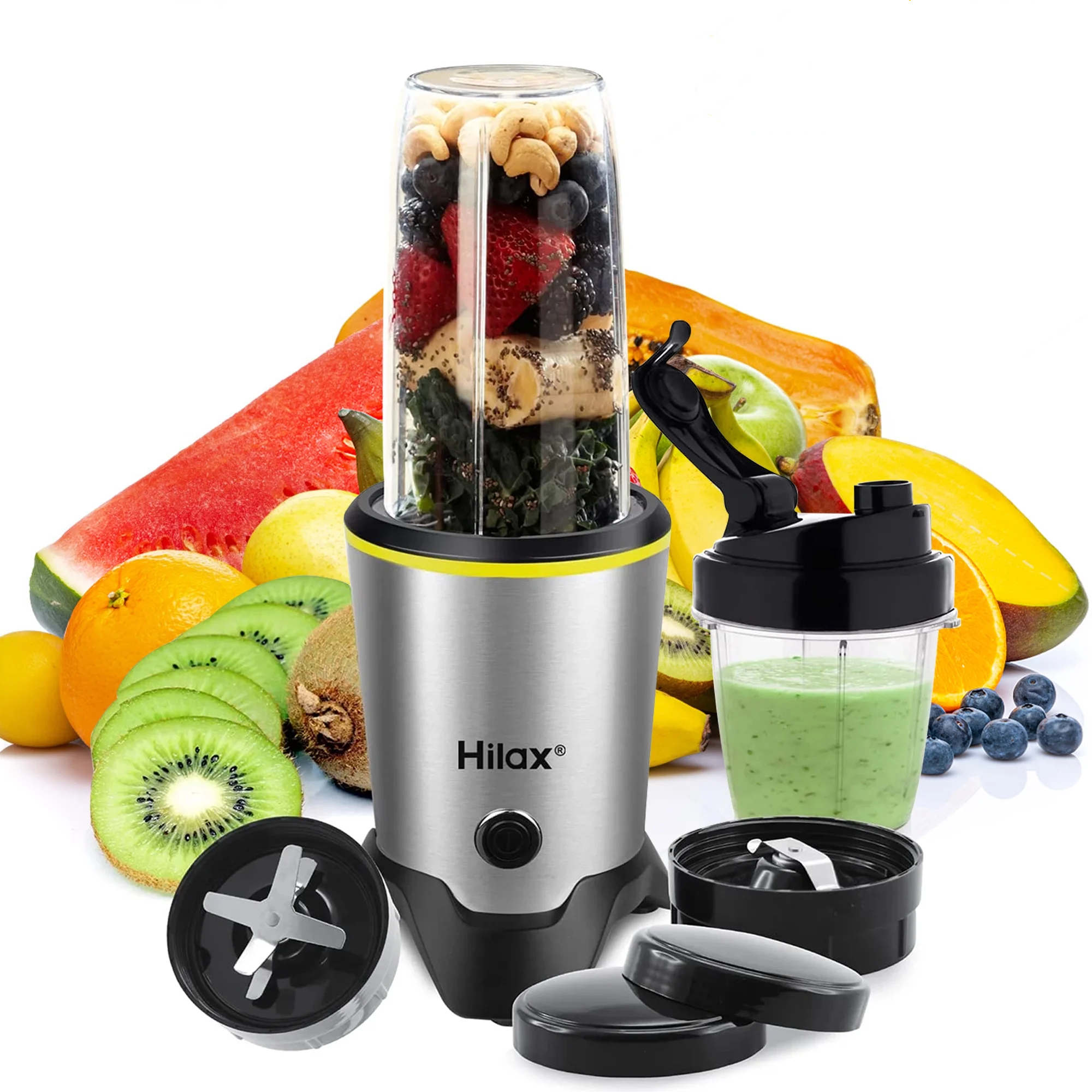 Hilax Personal Portable Blender for Shakes ,Smoothies,Food Prep, and ...