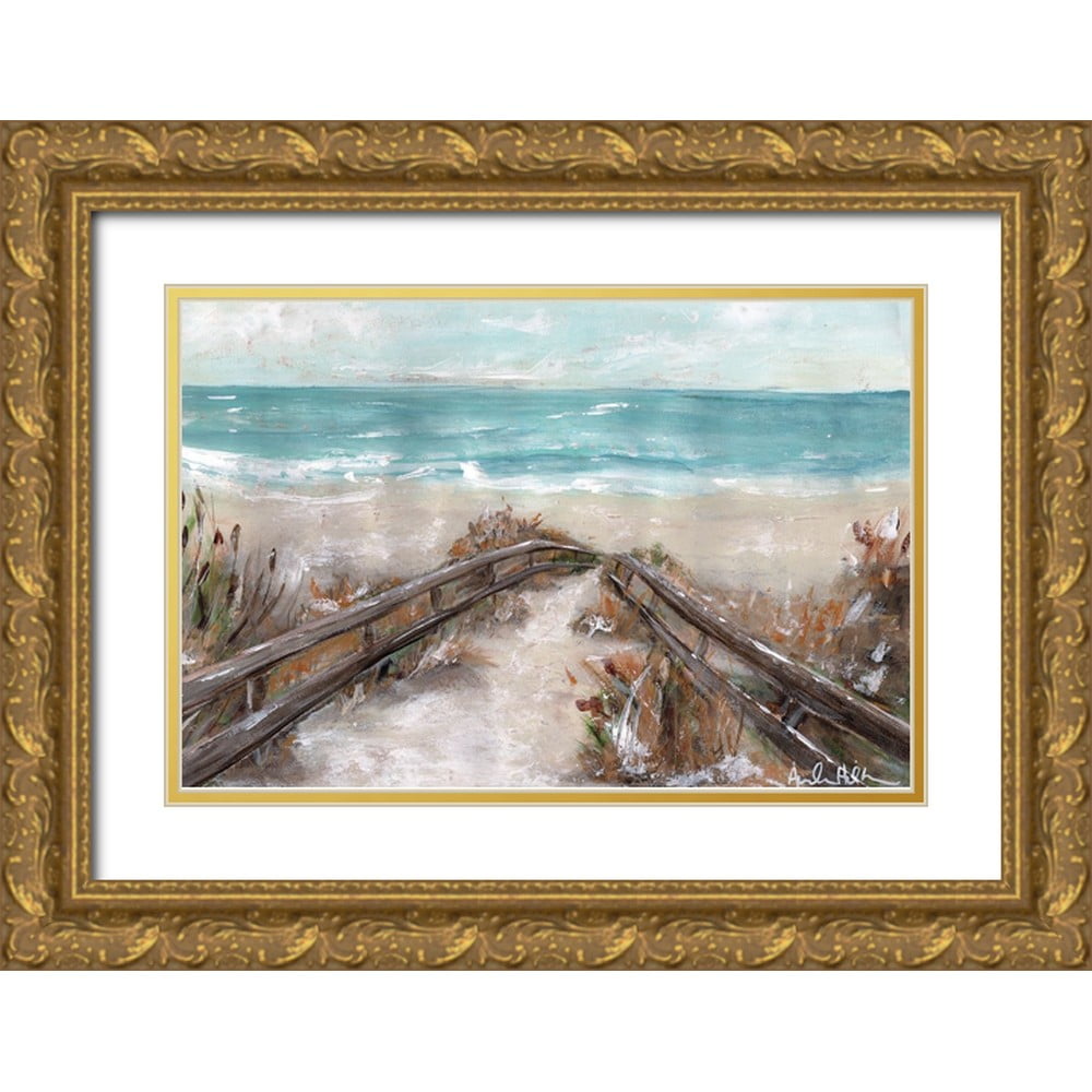 Hilburn, Amanda 32x23 Gold Ornate Wood Framed with Double Matting Museum Art Print Titled ...