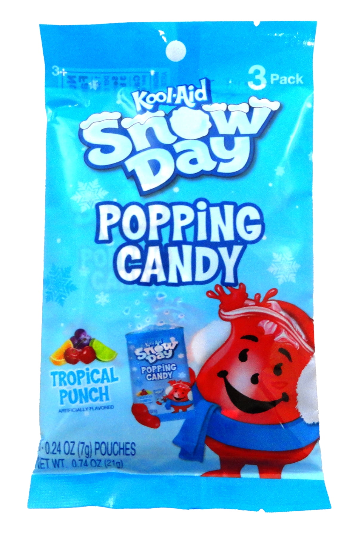 Hilco Christmas Kool-Aid Snow Day Popping Candy 3 Pack Bag, Tropical ...
