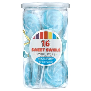 Jumbo Swirl Lollipops, 6 Piece Suckers Pack, Big Fun for Kids, Carnival ...