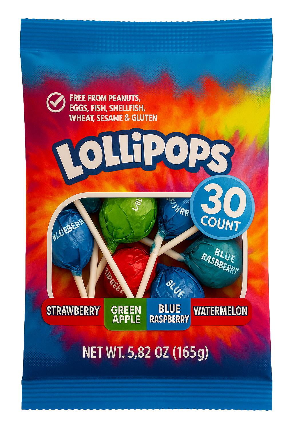 Hilco Sweets Lollipops Assorted Flavors 30 Count 5.82 oz Bag - Walmart.com