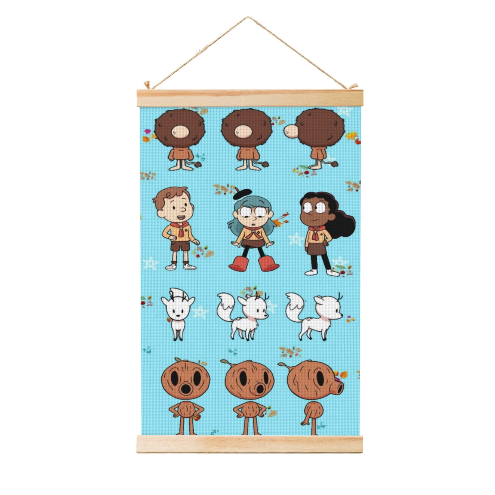 Hilda Poster Aesthetic Canvas Wooden Shaft Wall Art Hanging Hanger ...