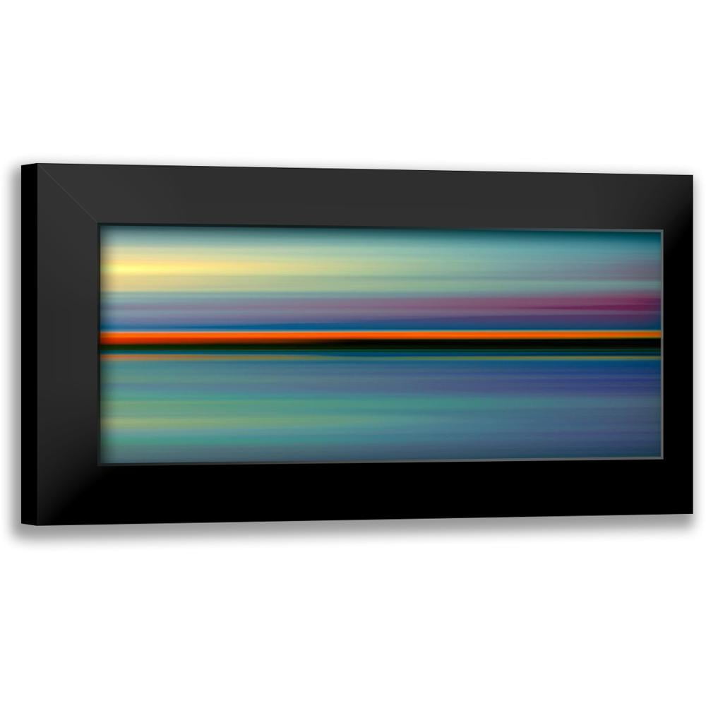Hile, Scott 14x8 Black Modern Framed Museum Art Print Titled - Red Line ...