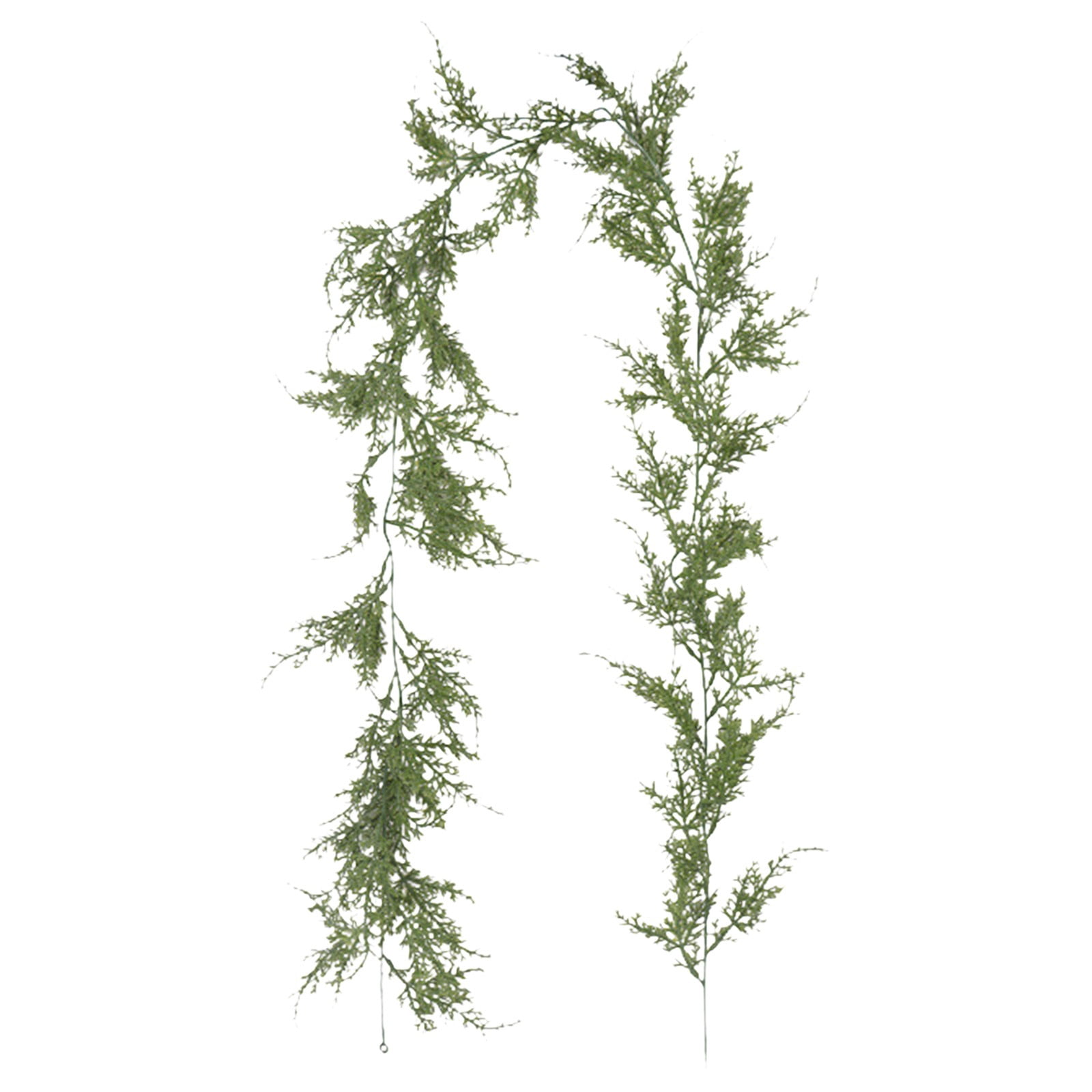 Hilehuti 180cm Realistic Christmas Greenery Garland, Natural Droopy ...