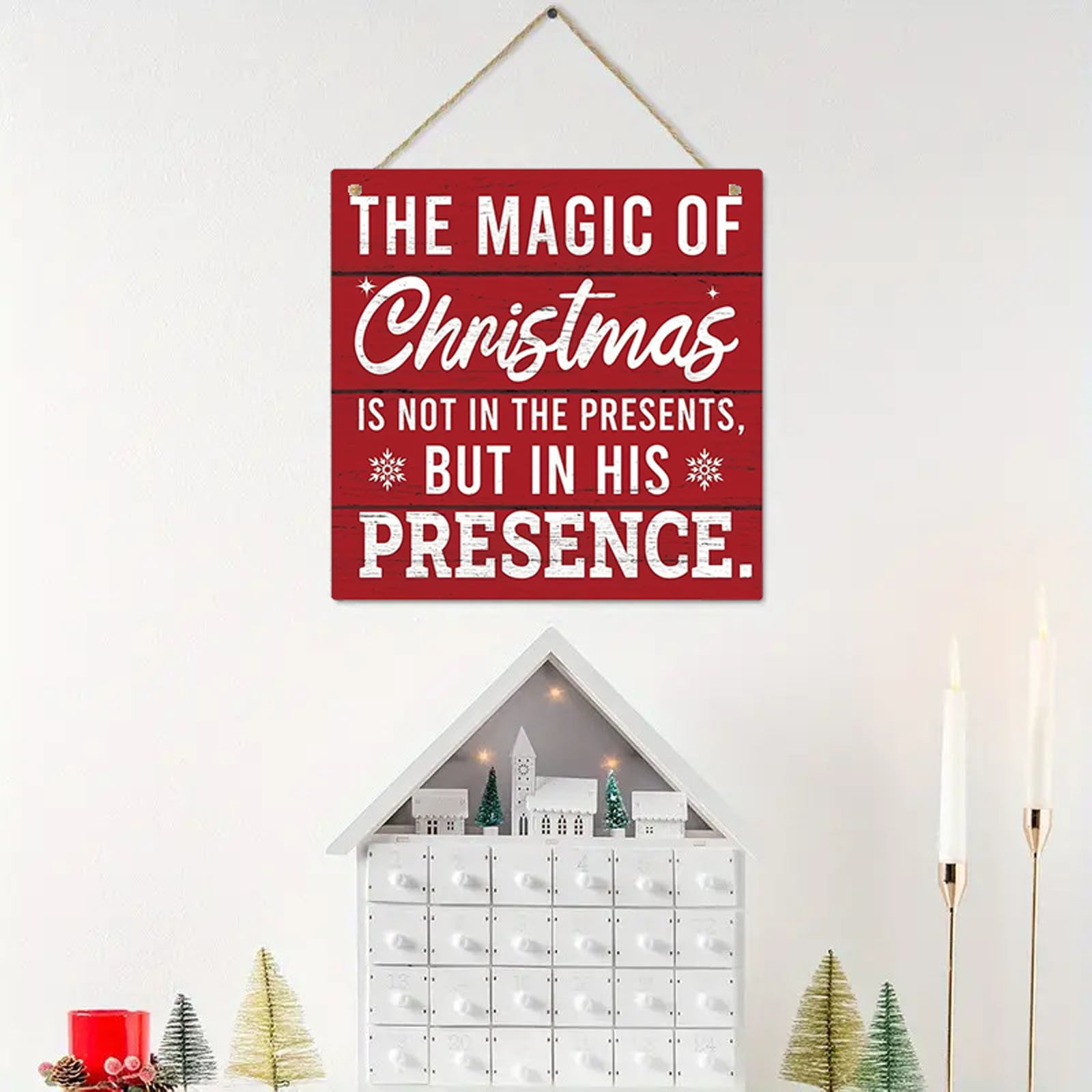 Hilehuti Christmas Clearance Hangs,Bathroom Decor Christmas Decorations ...