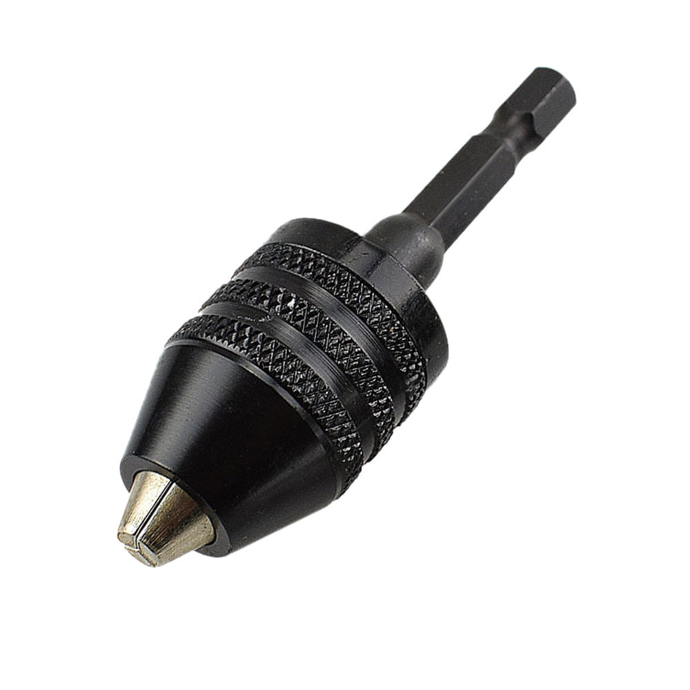 Hilingoto 1/4 inch Keyless Drill Bit Chuck Adapter, Hex Shank Converter ...