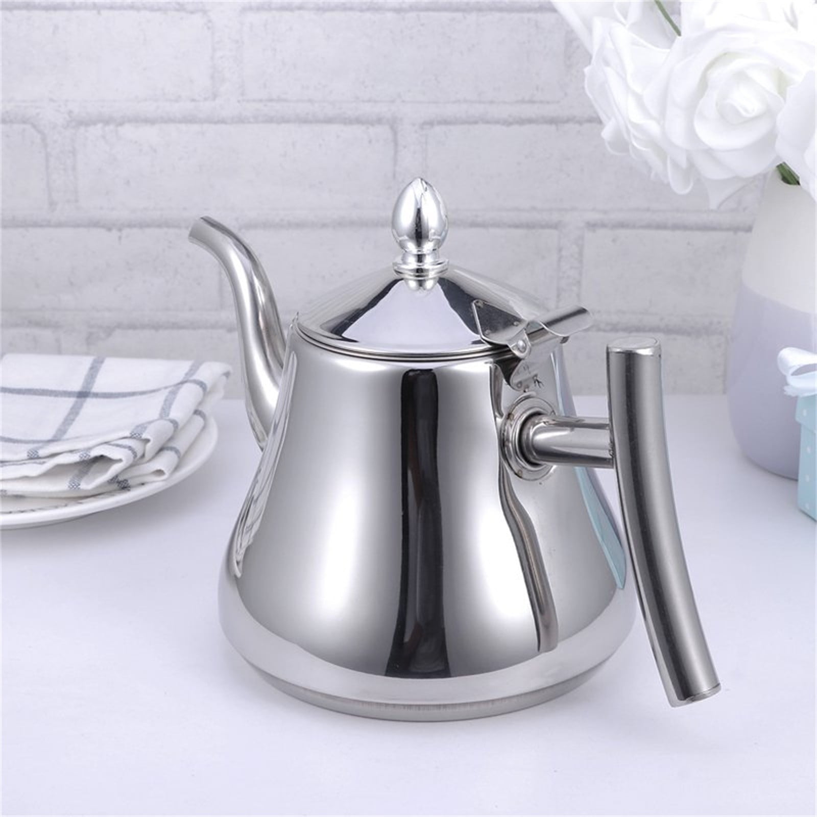 Hilingoto Clearance 1.0L Kettle Cold Water Filter Hotel Stainless Steel ...