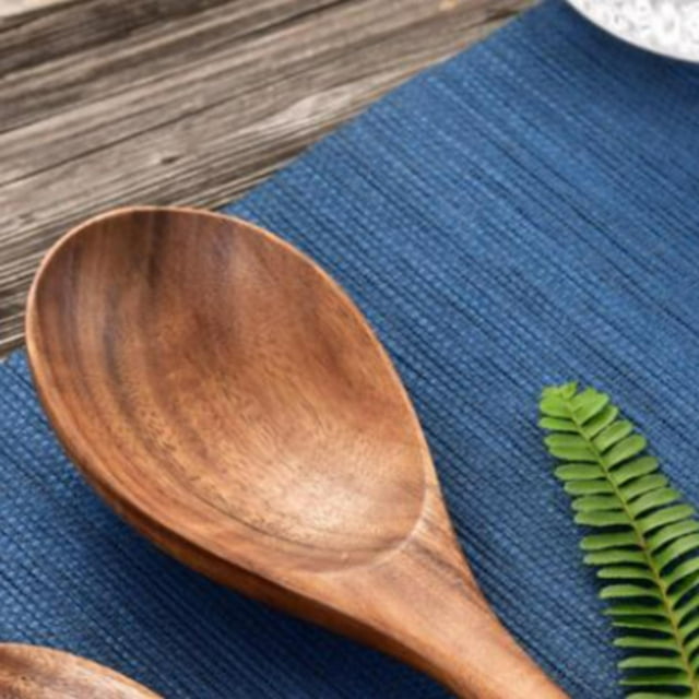 Hilingoto Clearance 10.2 inch Large Wooden Spoon for Cooking Mixing ...