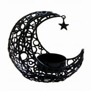 Etereauty Large Decor Table Moon Candlestick, Ramadan Candle Holder ...