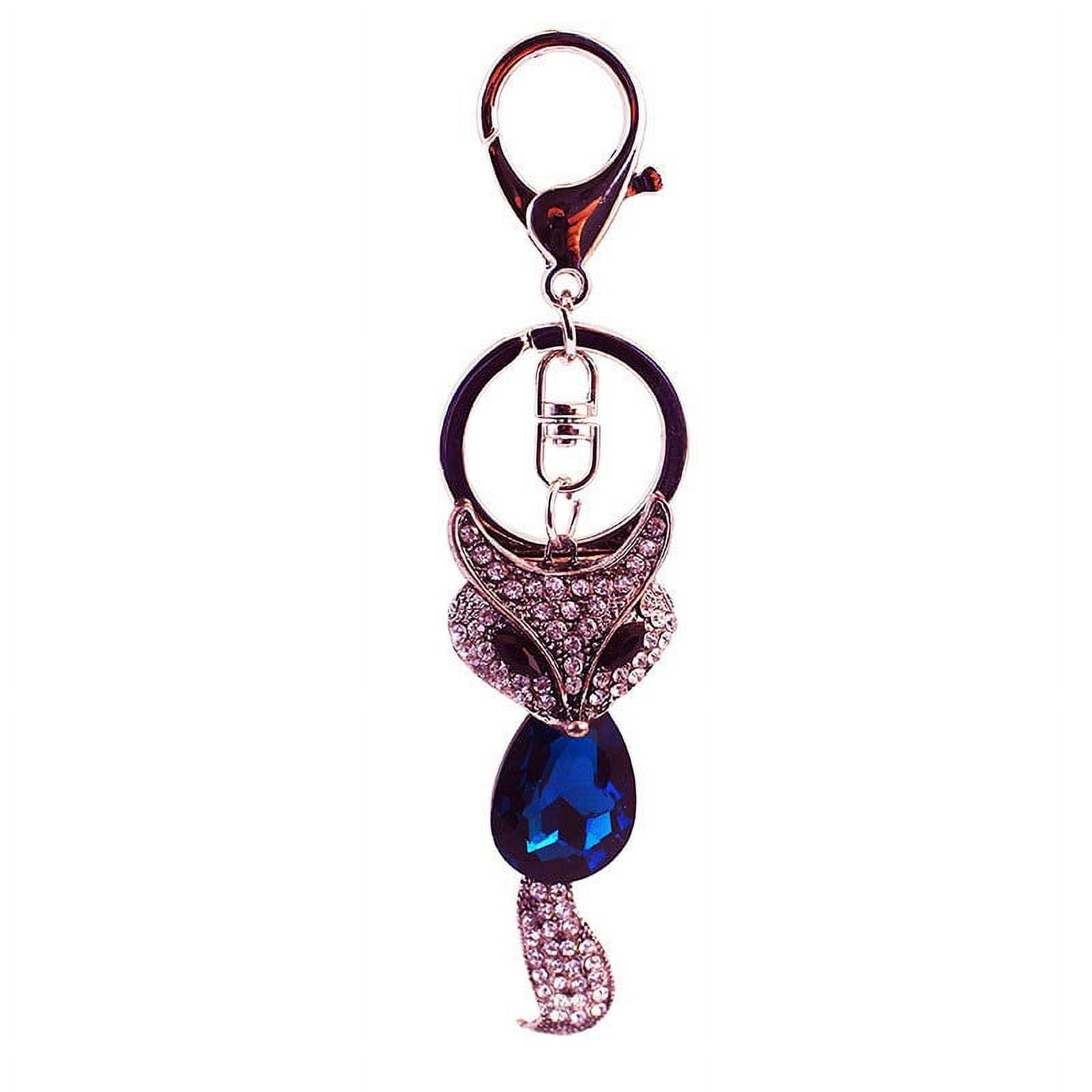 Hilingoto Clearance! Cute Crystal Fox Keychain Jewelry Cute Crystal ...