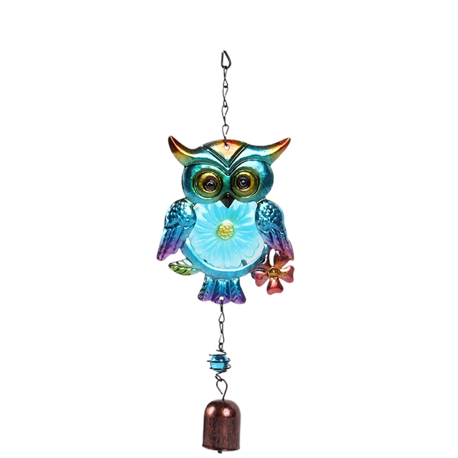 Hilingoto Clearance Owl Wind Chimes Metal Musical Wind Bells 1 Owl ...