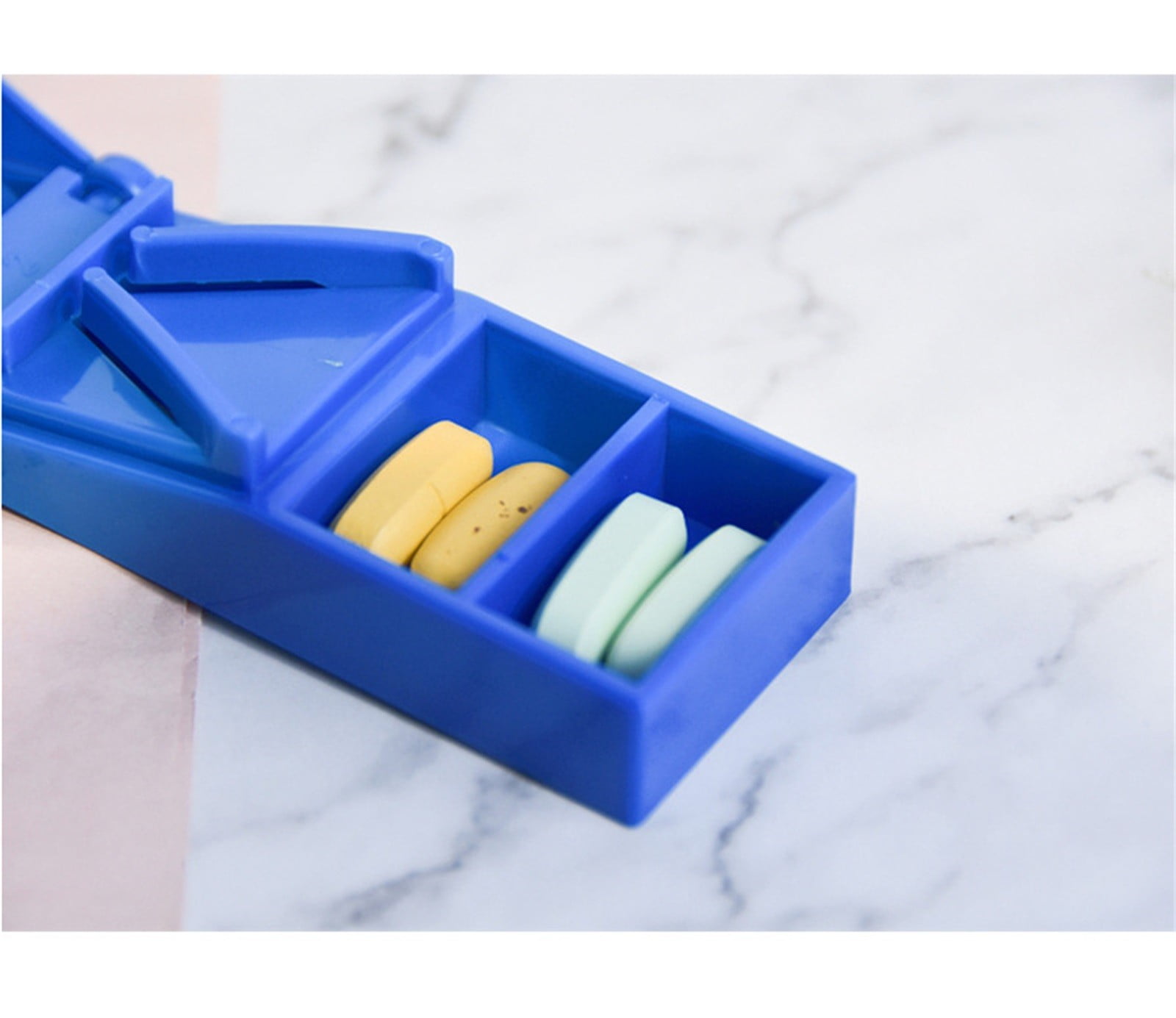 Hilingoto Clearance Pill Box Cutter (Blue), 1 Cutter Adjustable ...