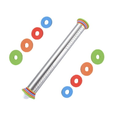 23.6" Rolling Pin for Baking, Stainless Steel Dough Roller with ...