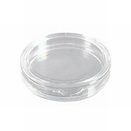 CELECTIGO 38mm Coin Holder Capsules, Clear Round Plastic Coin Container ...