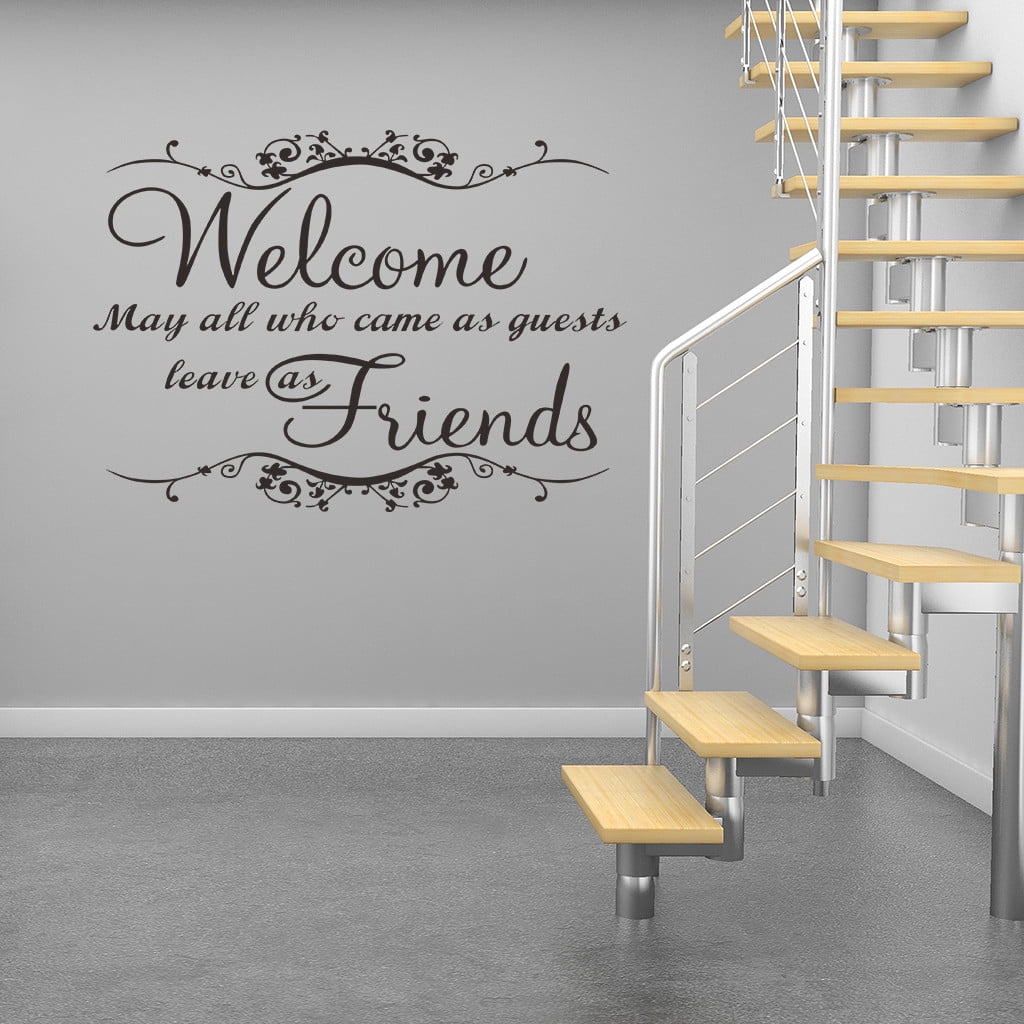 Hilingoto Clearance! Welcome Friend Wall Sticker Home Decoration Wall ...