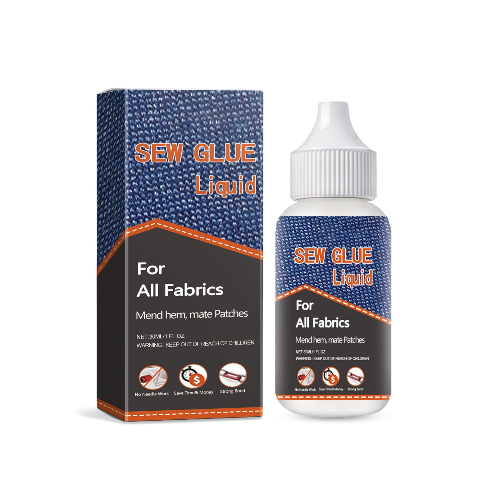 Hilingoto Clothing Repair Glue, Cloth Glue Sewing Glue Can Be Washed ...