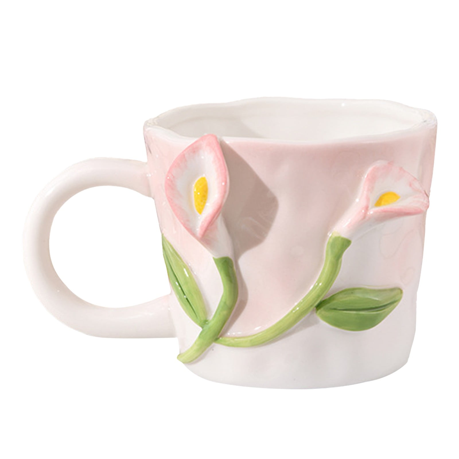 Hilingoto Hand-Kneaded Embossed Three-Dimensional Coffee Cup Breakfast ...
