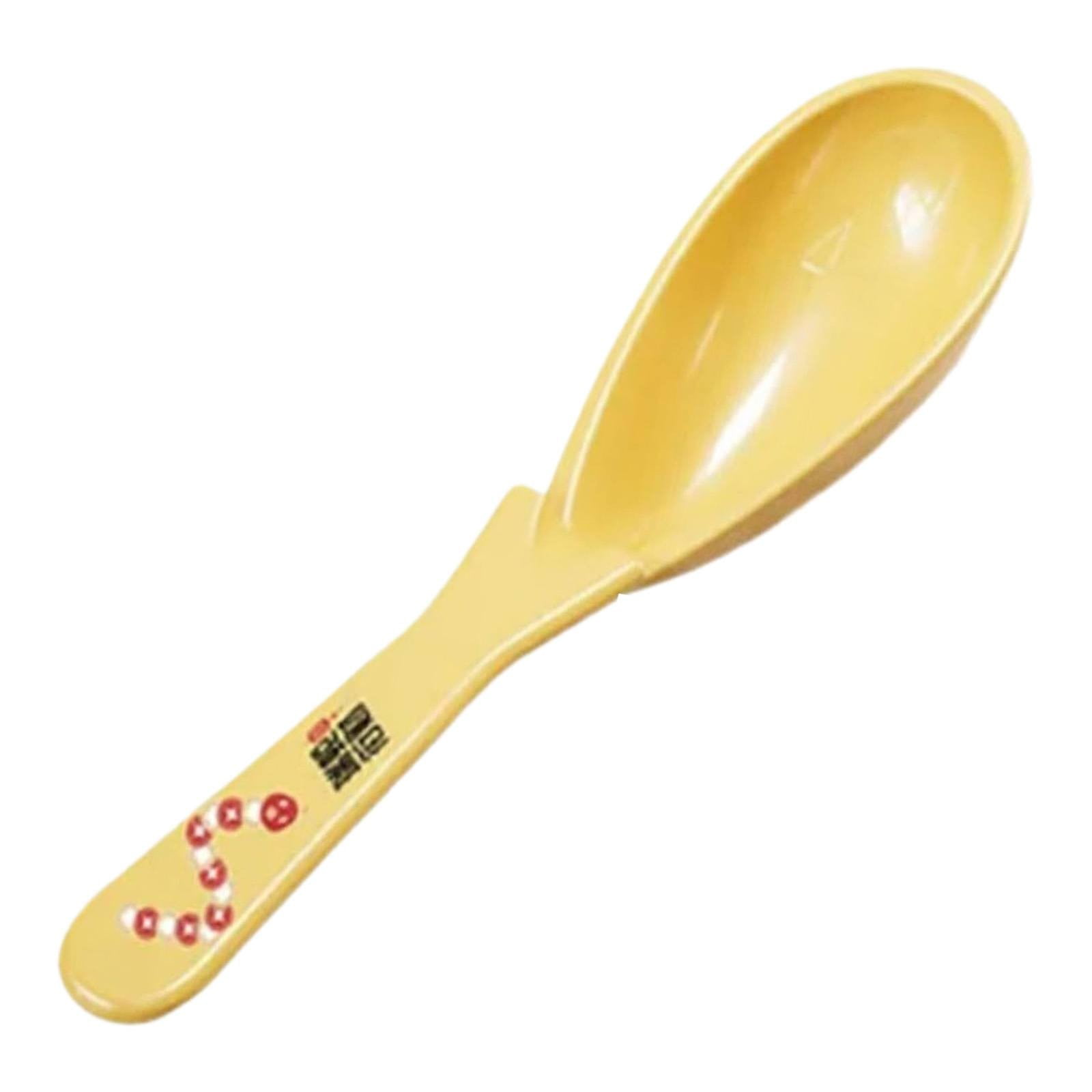 Hilingoto Non Slip Bowl Spoon Non Slip Stay Put Spoon Deep Oval Hook ...