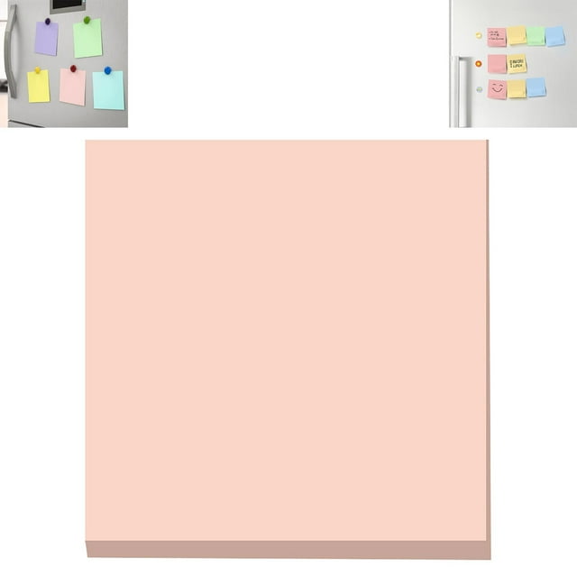 Hilingoto Post It Notes, Super Sticky Mini Sticky Notes 100 Page Cute ...