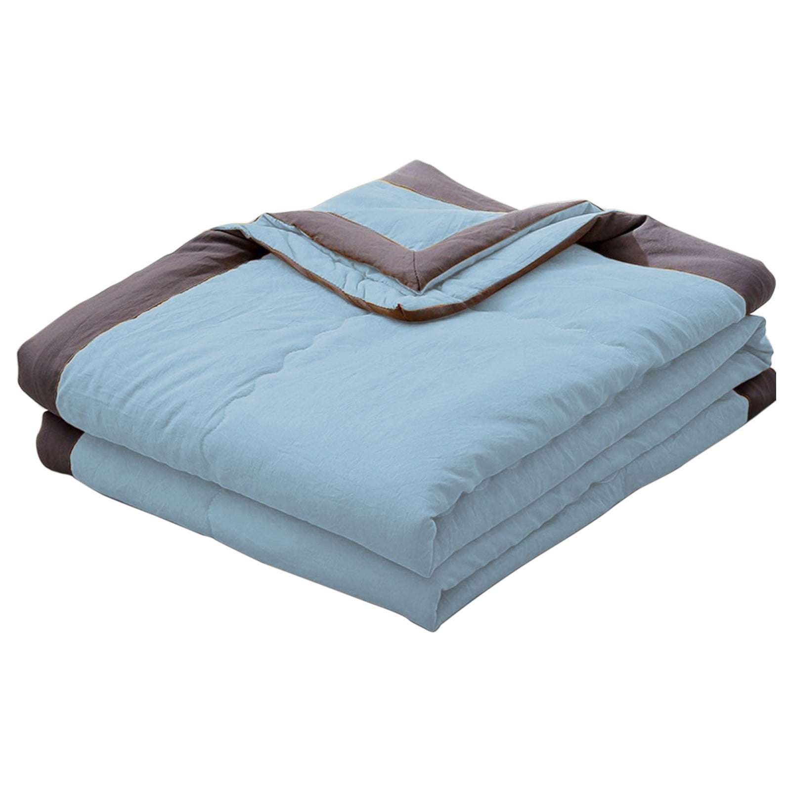 Hilingoto Washed Cotton Air Conditioning Quilt, Summer Blanket Bed ...