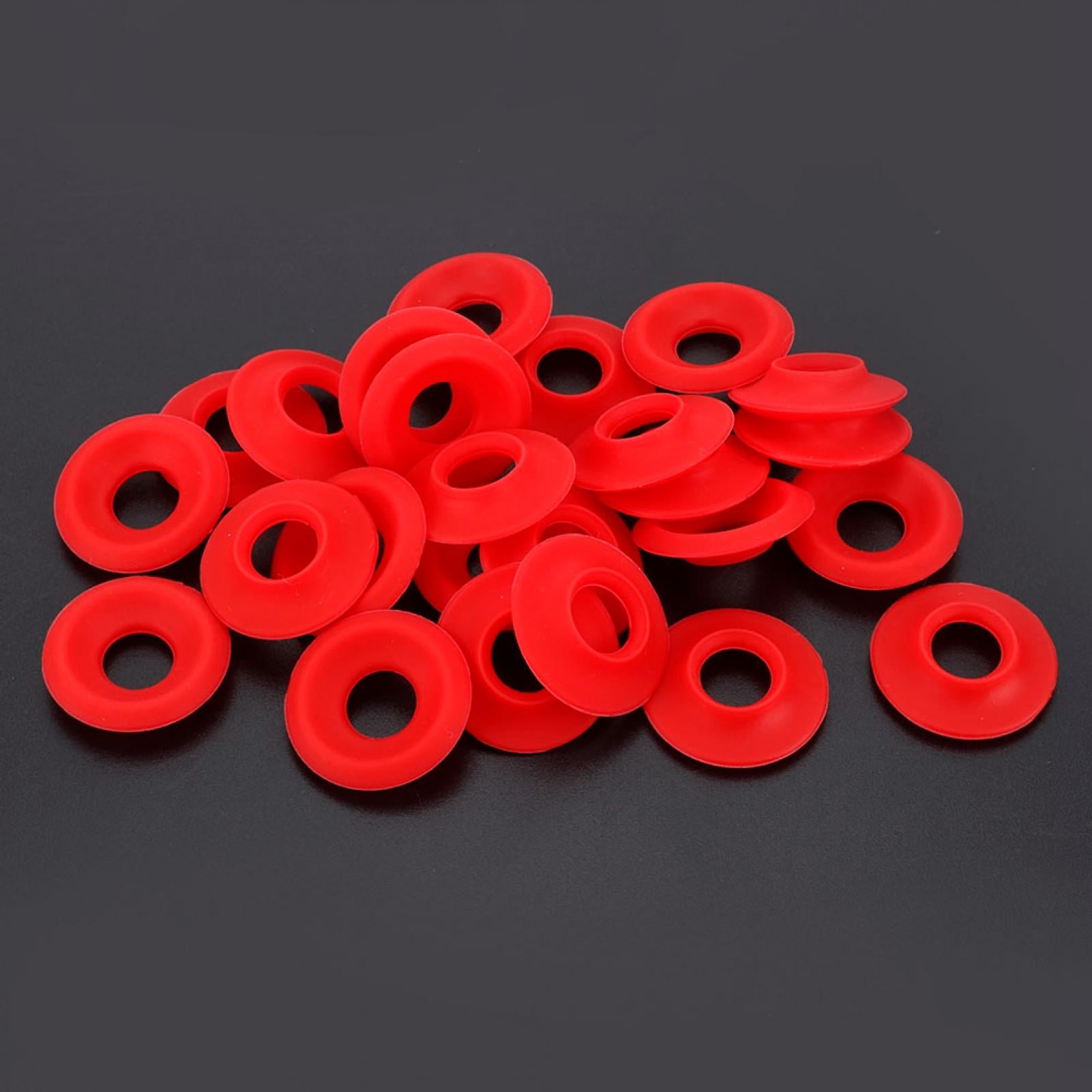 Ccdes Swing Flip Top Bottle Gasket, 25 Red Silicone Seals for Beverage ...